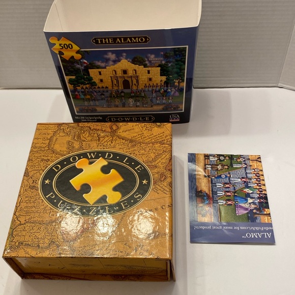 DOWDLE | Other | Dowdle The Alamo Puzzle 50 Pc 6x20 San Antonio Texas ...